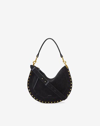 Isabel Marant Sac Oskan Soft Zip En Cuir Velours - - Noir - - Isabel Marant