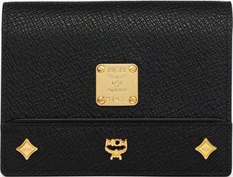 MCM Pina Portemonnaie aus Kalbsleder mit Nieten