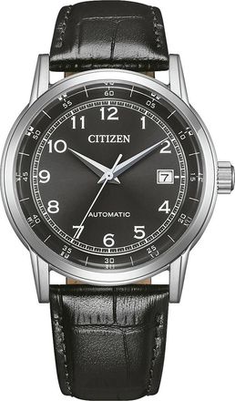 Citizen Automatik Dress Watch Leder schwarz, 40mm Herrenuhr NJ0210-05E