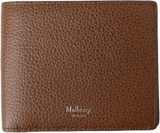 Mulberry Leder Geldb&ouml;rse mit M&uuml;nzfach - - Accessories - Herren - Braun - ONE SIZE