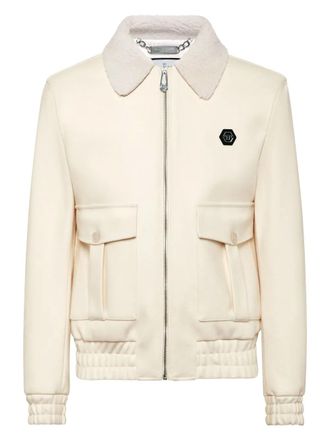 Philipp Plein veste à patch logo - Tons neutres