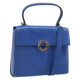 Celine Sac &agrave; main vintage doccasion - Femme - Pre-owned - Bleu - Taille: ONE Size
