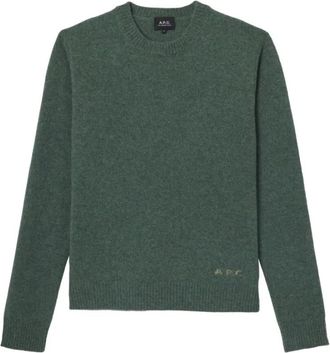 A.P.C. A.p.c., Homme, Pulls, Vert, Taille: L Edmond Sweater