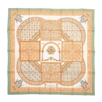 Herm&egrave;s T&uuml;cher & Schals - Scarf - Gr. unisize - in Gr&uuml;n - f&uuml;r Damen