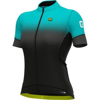Al&eacute; Al&eacute; Cycling Gradient Kurzarm Trikot Damen t&uuml;rkis/schwarz Gr&ouml;&szlig;e M 2022 Radtrikot kurz&auml;rmlig