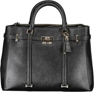 Guess Femme, Sacs, Noir, Taille: ONE Size Sac &agrave; main Neda Satchel