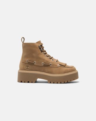 Timberland Stone Street Kiltie Boot mit Plateausohle f&uuml;r Damen in Gelb, Damen, Gelb, Gr&ouml;&szlig;e