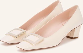 Roger Vivier Lack-Pumps Belle beige