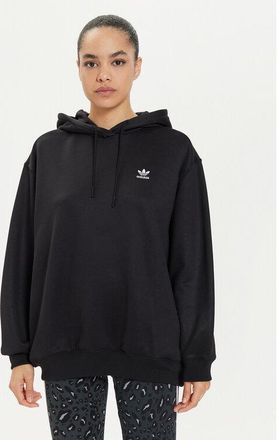adidas Sweatshirt adicolor Trefoil IU2409 Schwarz Oversize