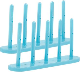 DOITOOL 2 Stück magnetische Nähspulenständer, 5 Spalten, Kunststoff-Garn-Organizer für Nähmaschinen, Desktop-Garnrollenhalter für Heimwerkerarbeiten