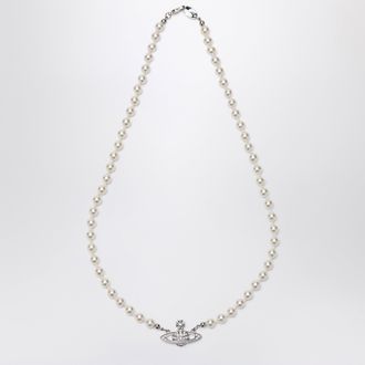 Vivienne Westwood Mini Bas Relief Pearl Halskette