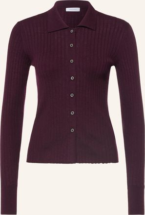 Darling Harbour Darling Harbour Strickjacke Aus Merinowolle lila