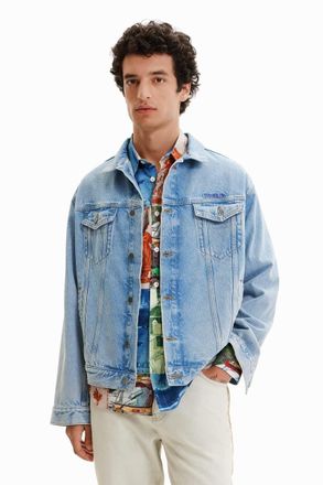 Desigual Mens 5017 Denim Destroy MEDIUM WASH CHA, Blue, XXL
