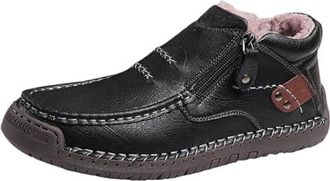 Generic Bottes de conduite en cuir faites &agrave; la main pour homme - Chaussures d&eacute;contract&eacute;es &agrave; enfiler de qualit&eacute; sup&eacute;rieure avec soutien de la vo&ucirc;te plantaire, 