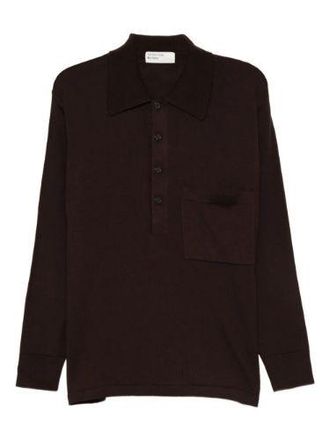 Universal Works Universal Works | Merino L/S Pullover Knit Shirt - M