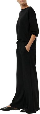 Comma Sweater unifarben, mit Viskose und Stretch