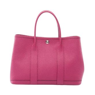 Herm&egrave;s Pre-owned Cuir sacs-main - Femme - Pre-owned - Rose - Taille: ONE Size