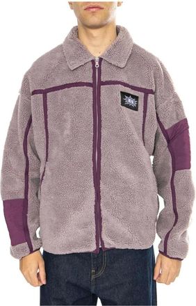 HUF Huf, Homme, Vestes, Violet, Taille: S Livingston Sherpa Jacket