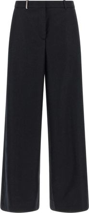 PESERICO Femme, Pantalons, Bleu, Taille: 38 FR Pantalon Palazzo