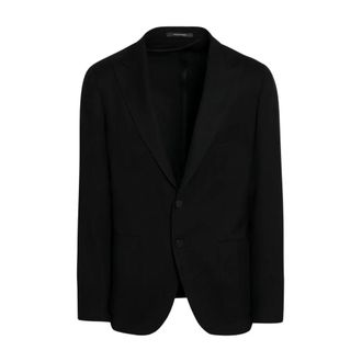 Tagliatore Homme, Vestes, Noir, Taille: XL Veste en cachemire et soie