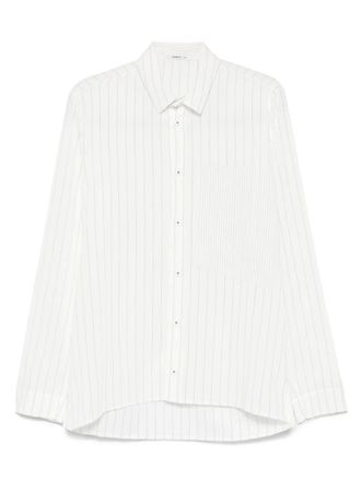 Transit Par-Such chemise à fines rayures - Blanc