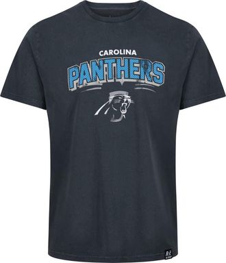 Recovered Clothing Carolina Panthers Black NFL Galore Washed T-Shirt - 3XL