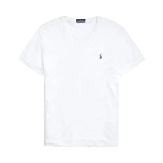 Polo Ralph Lauren Casual Baumwoll-T-Shirt - - Tops - Herren - Wei&szlig; - XL