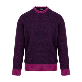 Drumohr Herren Pullover - - Knitwear - Herren - Lila - 2XL