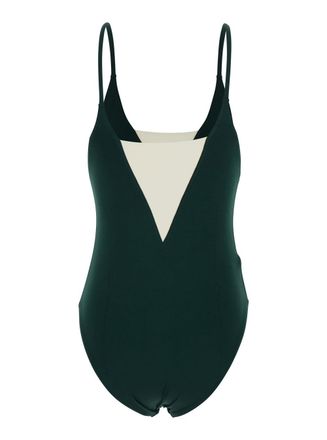 Eres Womens One-Piece Swimsuit Entrevue Green Polyamide Swimwear Sea Clothing