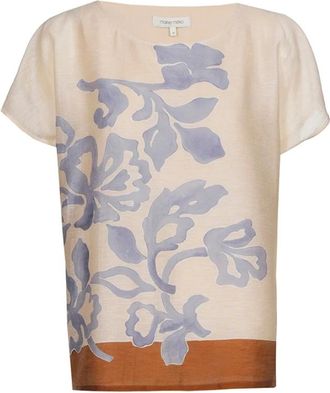 Marie M&eacute;ro Femme, Blouses et Chemises, Multicolore, Taille: 46 FR Chemise ample &agrave; imprim&eacute; floral