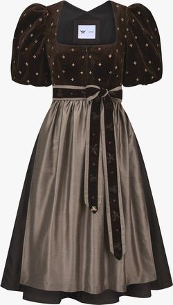 MCM x ALPENHERZ Dirndl mit abnehmbaren Puff&auml;rmeln