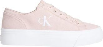 Calvin Klein Damen Vulc Flatform Low Cv Mg Yw0Yw01763 Low-Top, Beige (Whisper Pink), 38 EU
