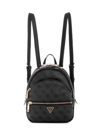 Guess Damen Manhattan Ii Backpack Rucksack, Kohle-Logo, Einheitsgröße