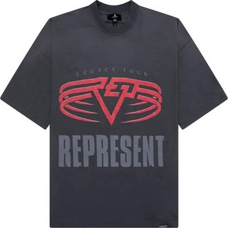 Represent Represent, Homme, Tops, Gris, Taille: S T-shirt de tournée Reversible Living Legacy