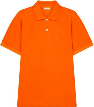 Seidensticker Herren Regular Fit Poloshirt Kurzarm Polo-Pullover, Orange, M EU