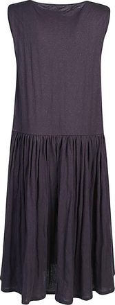 Apuntob Jersey Sleeveless Midi Dress - Charcoal