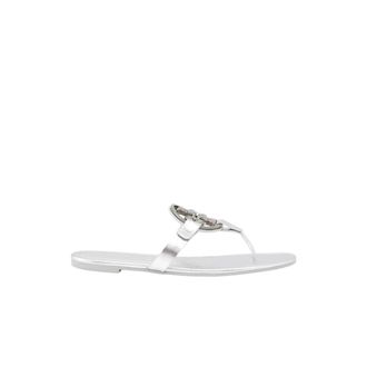 Tory Burch Silberne Flip Flops - - Shoes - Damen - Grau - 36 EU