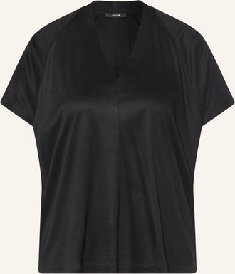 OPUS Blusenshirt Sanebie schwarz