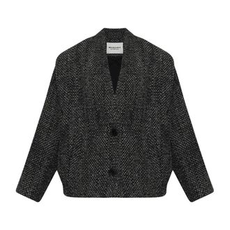 Isabel Marant Damen, Jacken, Grau, LGr&ouml;&szlig;e