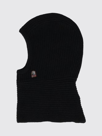 Parajumpers Cagoule en tricot c&ocirc;tel&eacute; de laine et coton avec logo