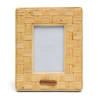 Riviera Maison Rustic Rattan Alesso Photo Frame 13x18 - Rattan, Glas