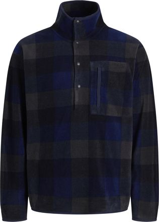 Jack & Jones JACK&JONES Herren JPRBLUVICTOR Sweat Half Placket Sweatshirt, Night Sky, L