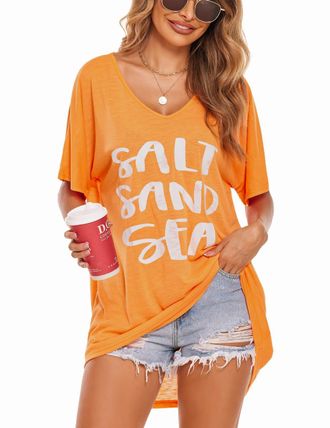 Ekouaer AIMAGE Pareos Strandkleider F&uuml;r Damen Strandkleid Sommer Bikini Cover Up Strandponcho Beachwear Badekleid Badeanzug Boyfriend-Stil Oversize Strandblus