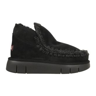Mou Schwarze Damen Stiefeletten - - Shoes - Damen - Schwarzk - 39 EU