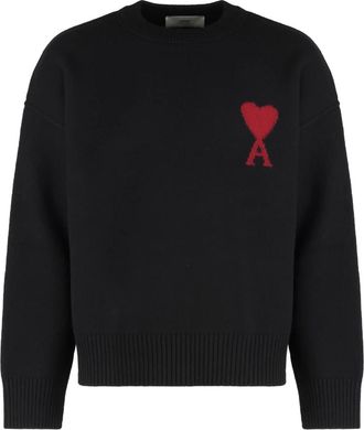 Ami Homme, Pulls, Noir, Taille: XL Tricots