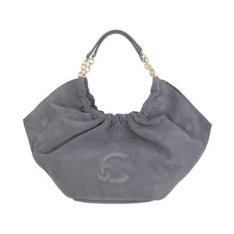 Coccinelle Sac port&eacute; &eacute;paule Smash en daim - Femme - Sacs - Gris - Taille: ONE Size
