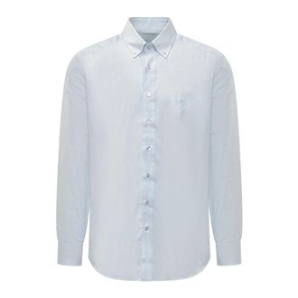 Etro Baumwoll-Jacquard-Hemd - - Shirts - Herren - Blau - L