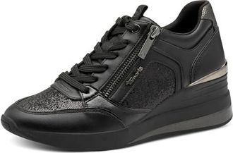 Tamaris Baskets Basses pour Femme - Noir - Taille 37 EU, Noir/Comb, 37 EU
