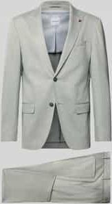 Roy Robson Slim Fit Anzug mit steigendem Revers