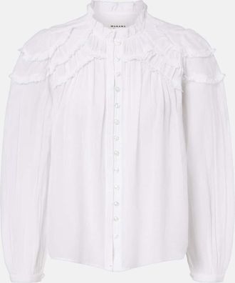 Isabel Marant Bluse Christa aus einem Baumwollgemisch
